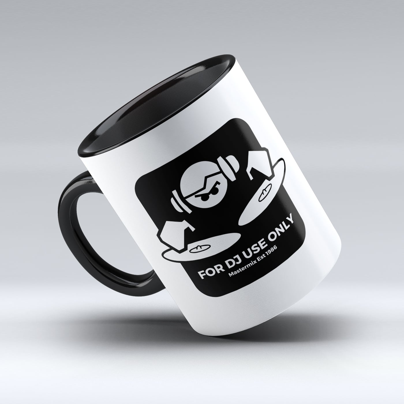 Mastermix Mug - Retro Mastermix Logo (Black) - Mastermix