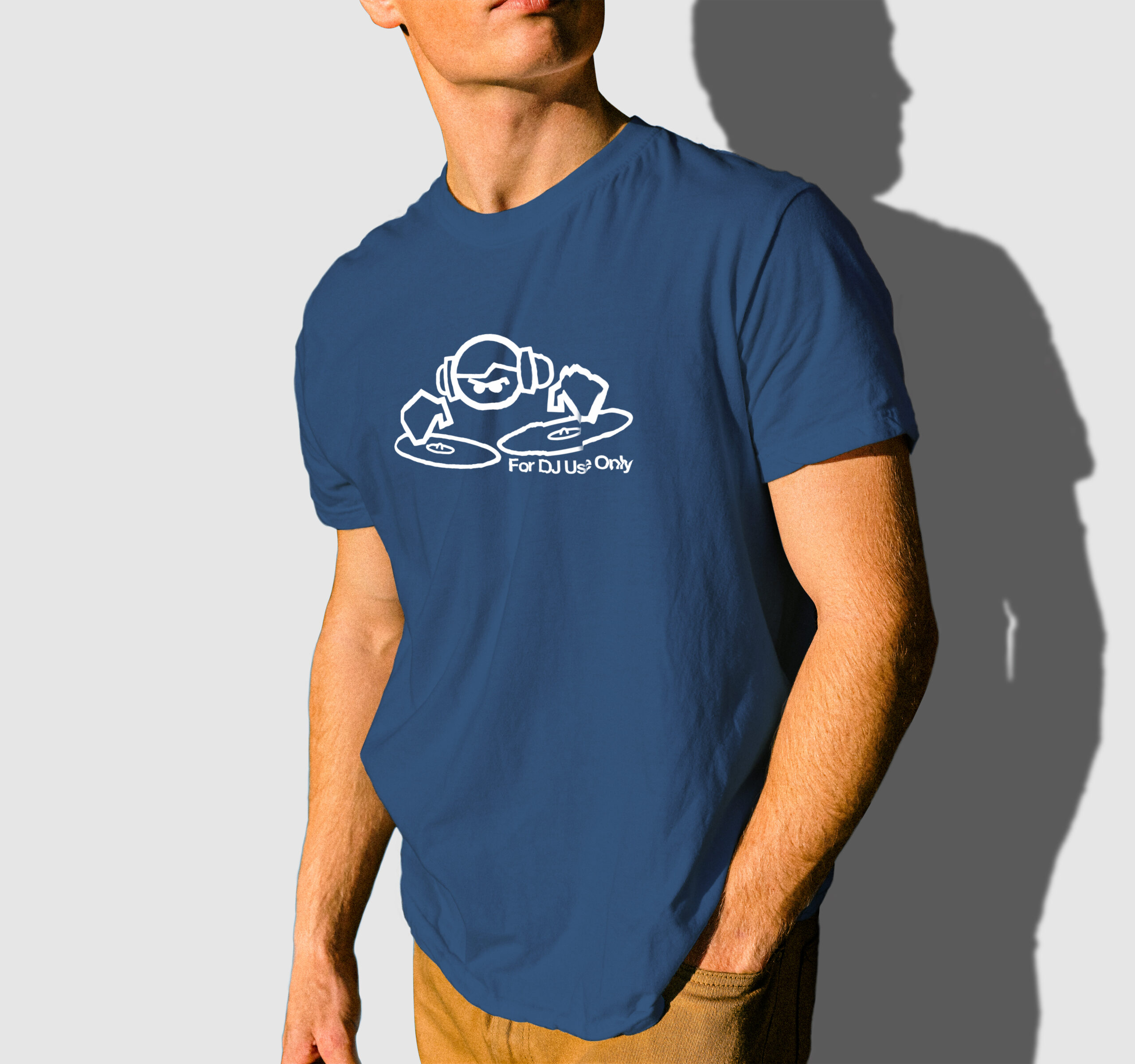 Short Sleeve T-Shirt - Retro Mastermix Logo (Blue) - Mastermix